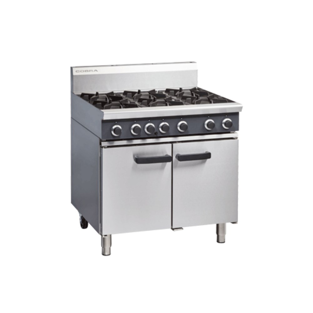 Griddle Gas Range Static Oven | 6 Burner | 900mm - Aitkens Hospitality