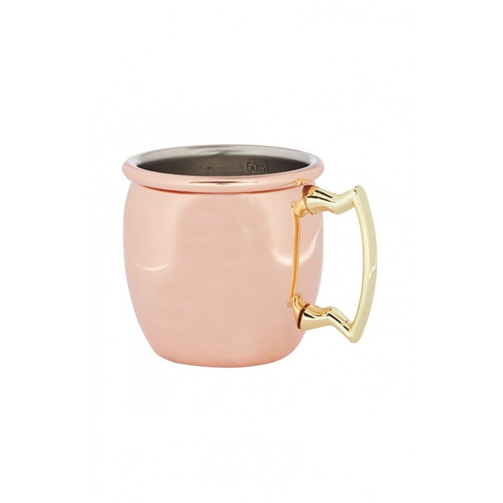 Jigger Rounded with Handle Copper | 10, 25, 35, 50 & 60ml - Aitkens ...